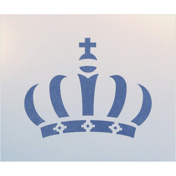 Crown 2 Stencil Template | The Artful Stencil