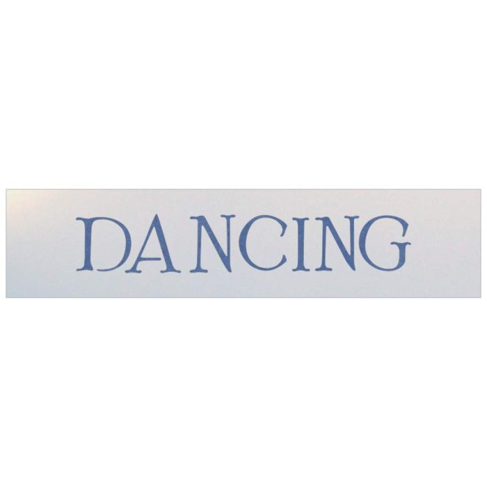 Dancing Sign Stencil Template | The Artful Stencil