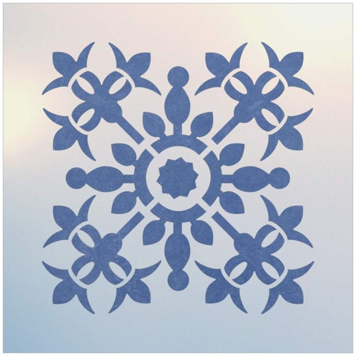 Hawaiian Quilt 4 Stencil | The Artful Stencil