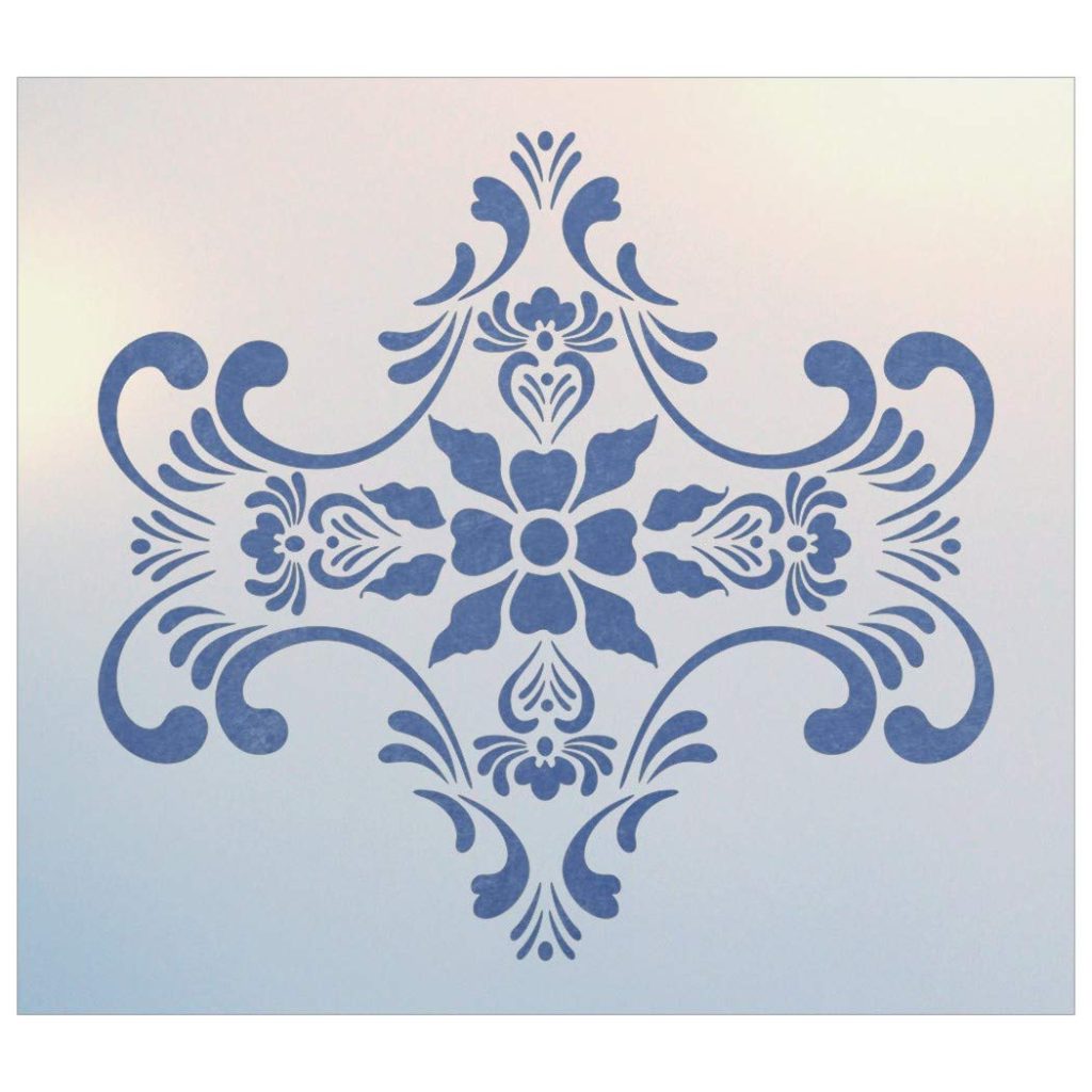 Rosemaling Pattern 13 Stencil Template