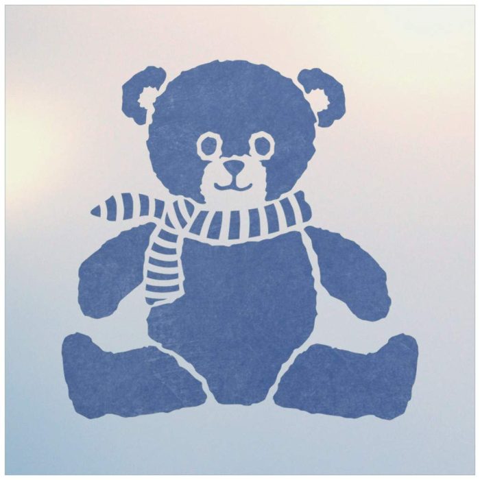 Teddy Bear Stencil 2 | The Artful Stencil