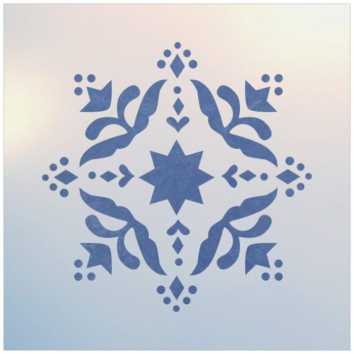 Folk Art Motif 2 Stencil | The Artful Stencil