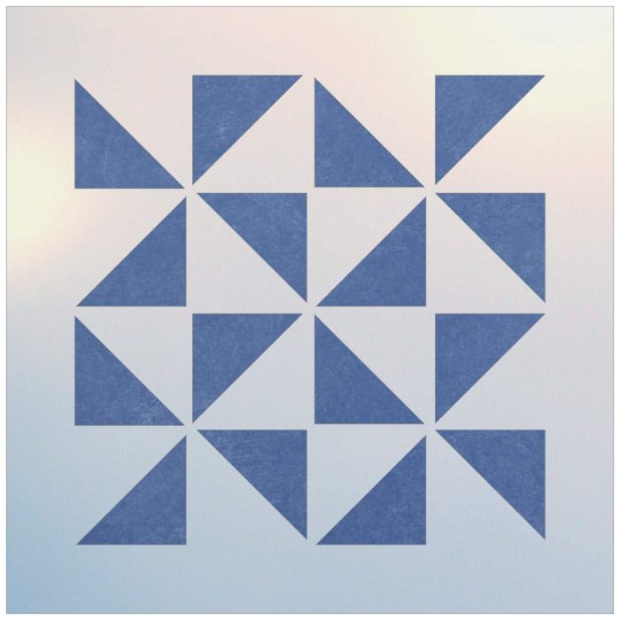 Pinwheel Quilt Stencil Template | The Artful Stencil