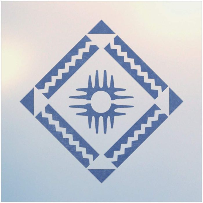 Southwest Design 4 Stencil Template | The Artful Stencil